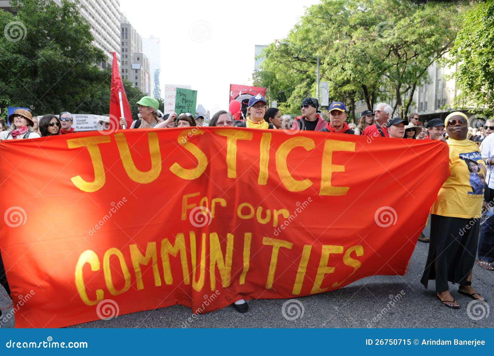 Protest in Toronto. editorial image. Image of policemen - 26750715