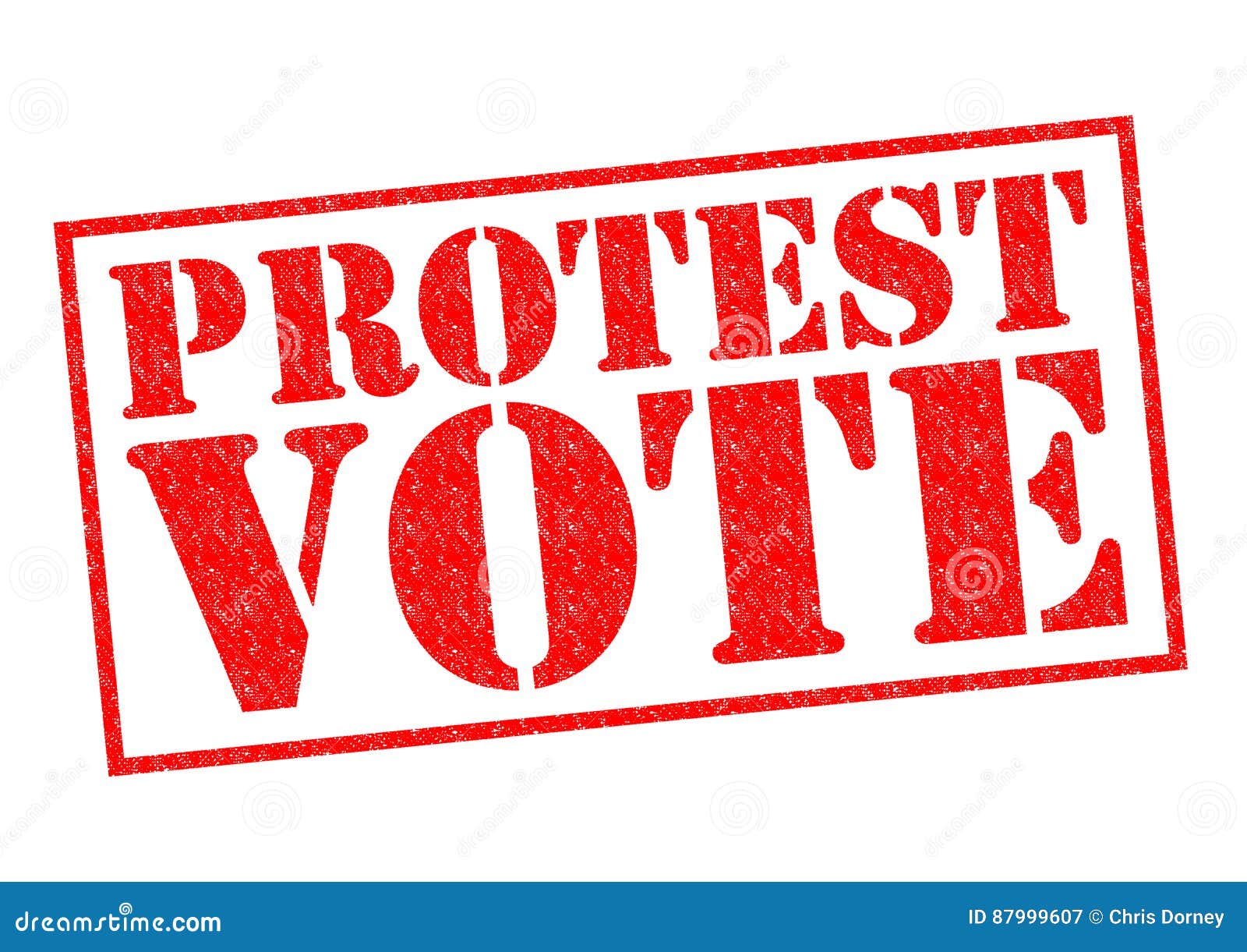 PROTEST VOTE stock image. Image of right, grunge, demonstration - 87999607