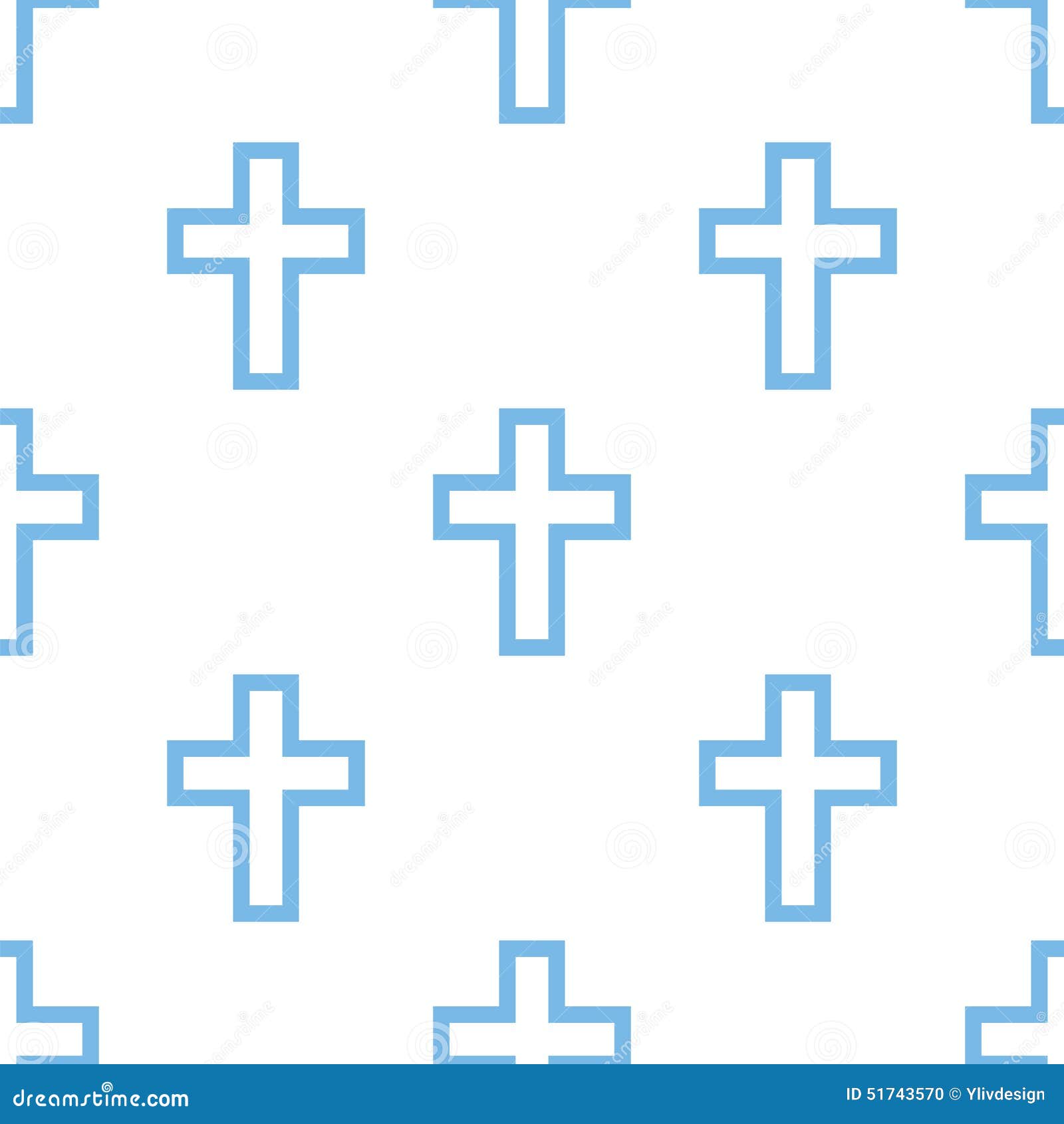 Protestant Cross Seamless Pattern Stock Vector - Illustration of design ...