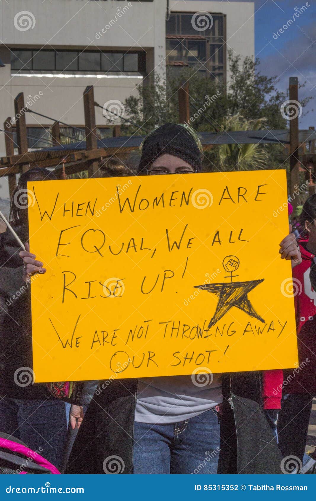 Protester Protesting for Equal Rights for All Editorial Photography ...