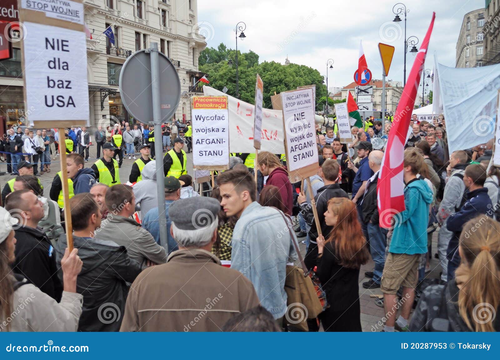 Protesters editorial stock photo. Image of active, crowded - 20287953