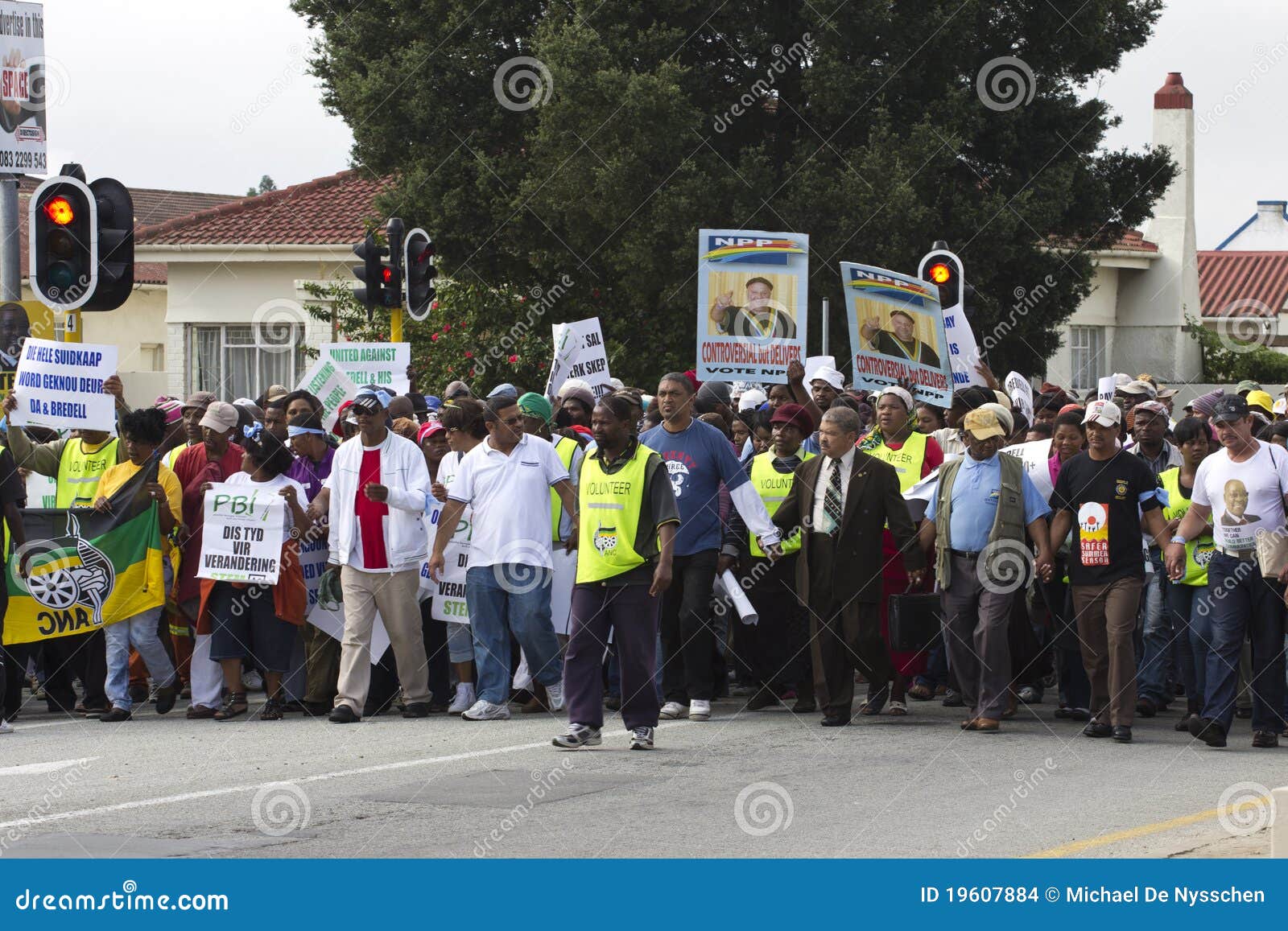 Protesters Marching editorial stock image. Image of riot - 19607884
