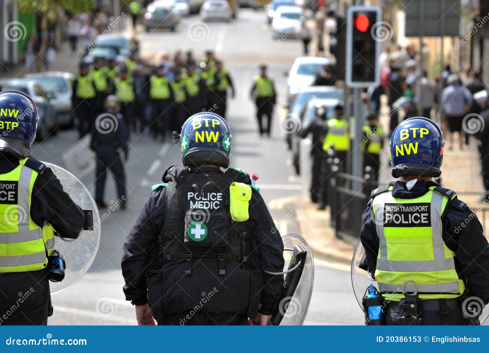 Protesters and Police at a Demonstration Editorial Stock Photo - Image ...