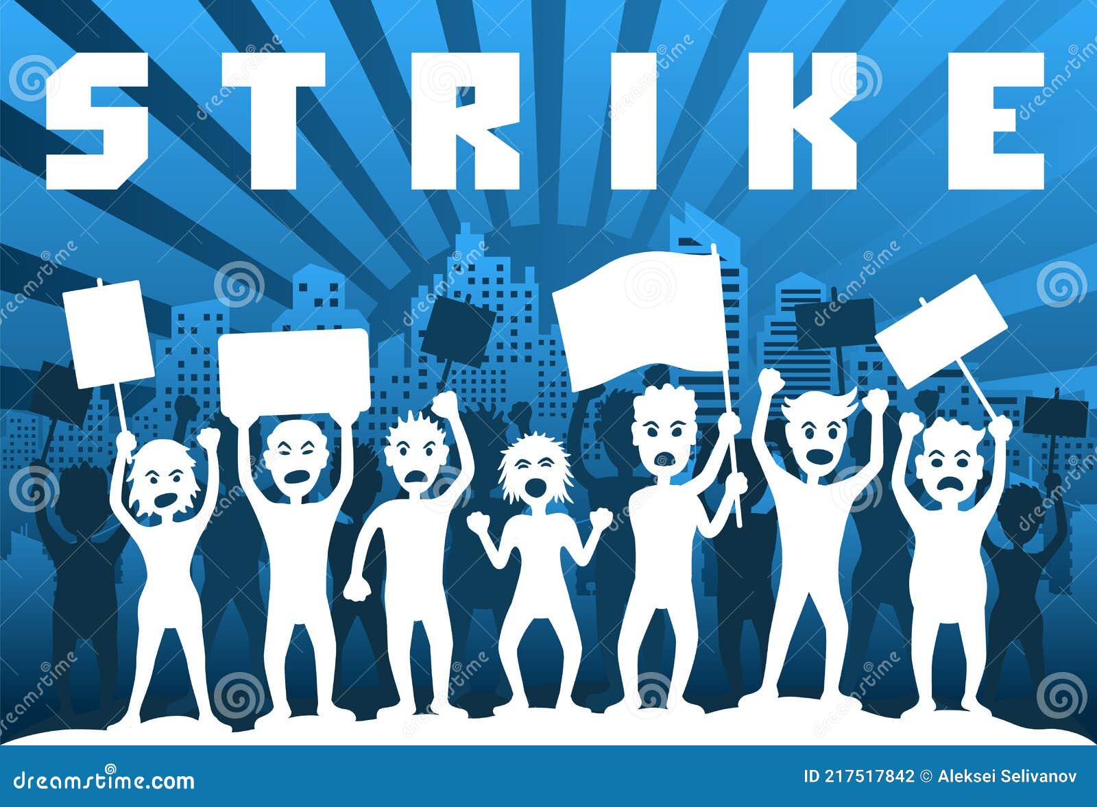 Crowd Of Angry People. Protestants Clash With Riot Police. Revolution ...