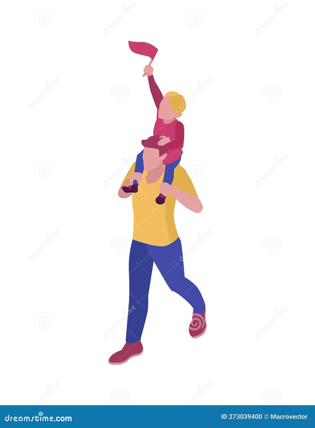 Protesting People Icon stock vector. Illustration of child - 273039400