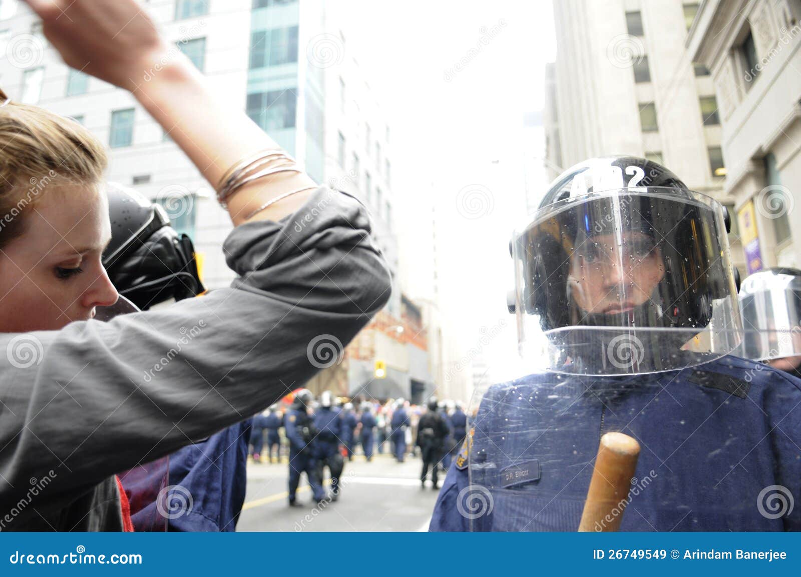 The protestor. editorial stock image. Image of demonstration - 26749549