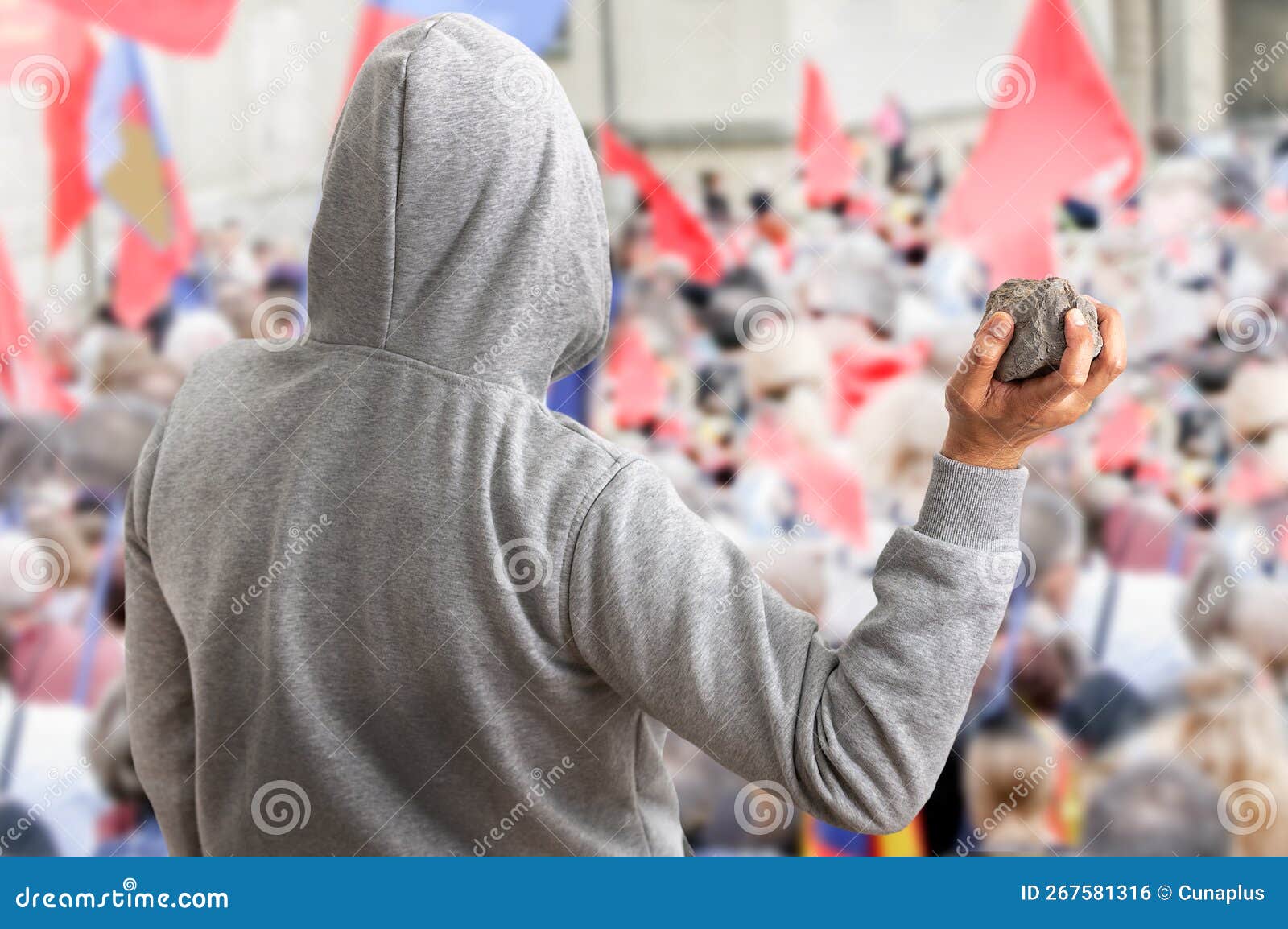 Protestors Marching for Their Cause Stock Photo - Image of crowd, land ...