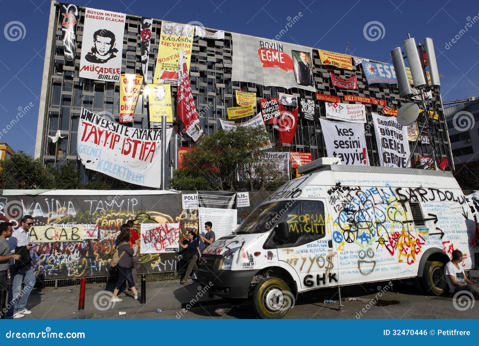 Protestos Do Parque De Gezi Em Istambul Foto Editorial - Imagem de ...