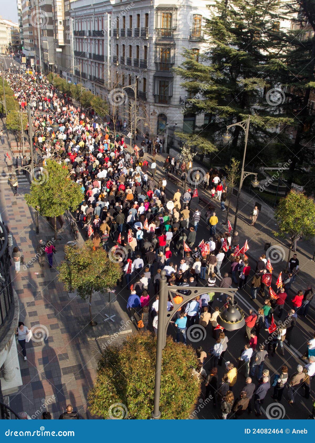 Protests in Spain editorial stock image. Image of strike - 24082464