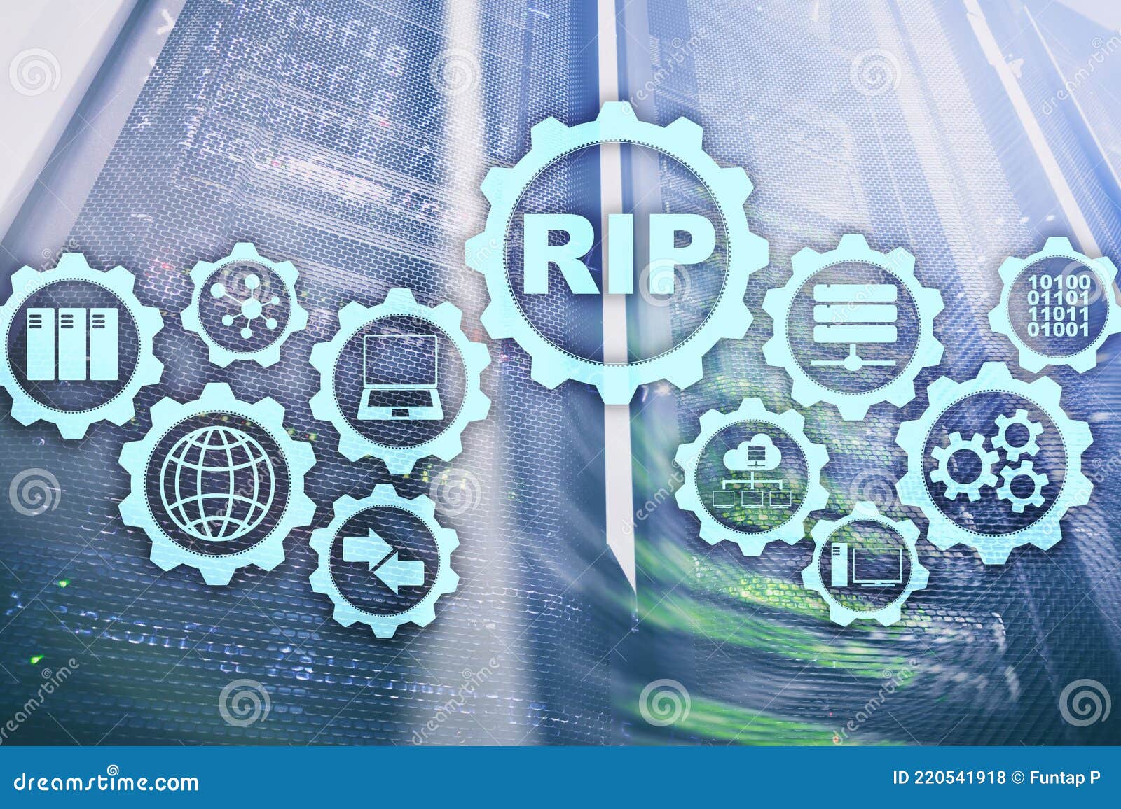 Protocolo Rip Routing Information. Conceito De Redes De Tecnologia Foto ...