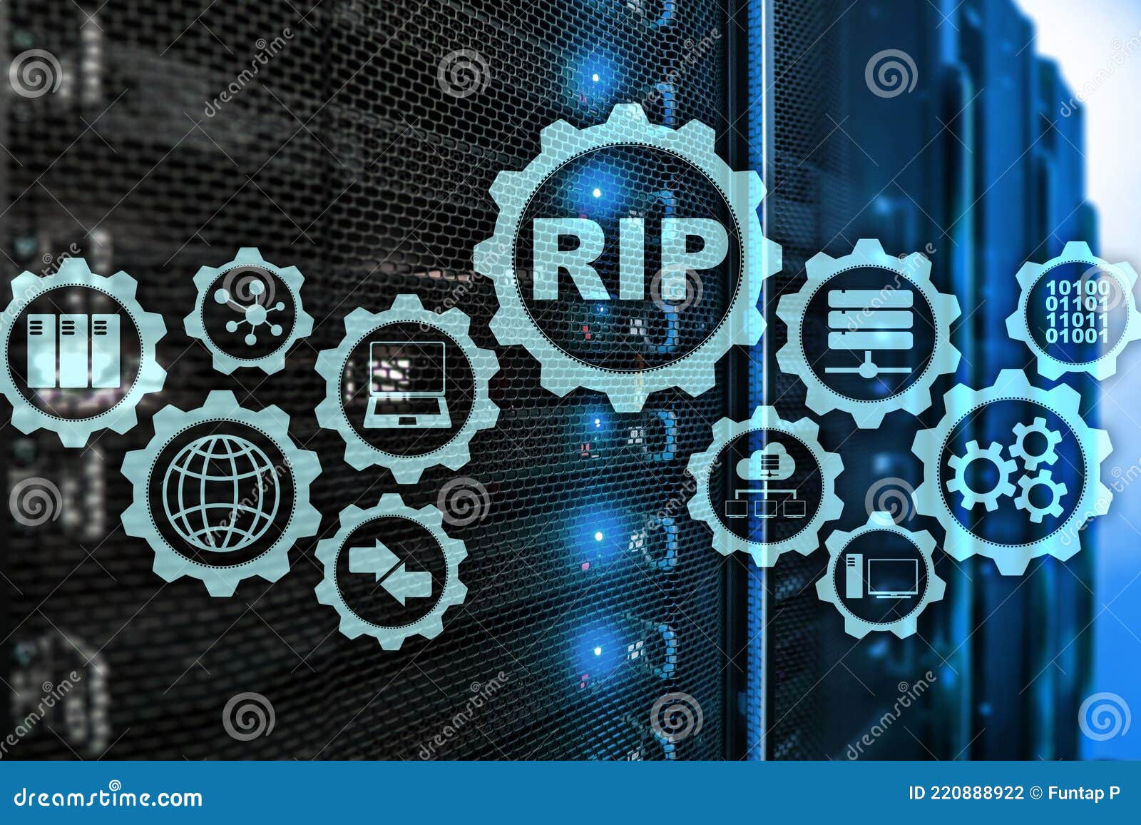 Protocolo Rip Routing Information. Conceito De Redes De Tecnologia Foto ...