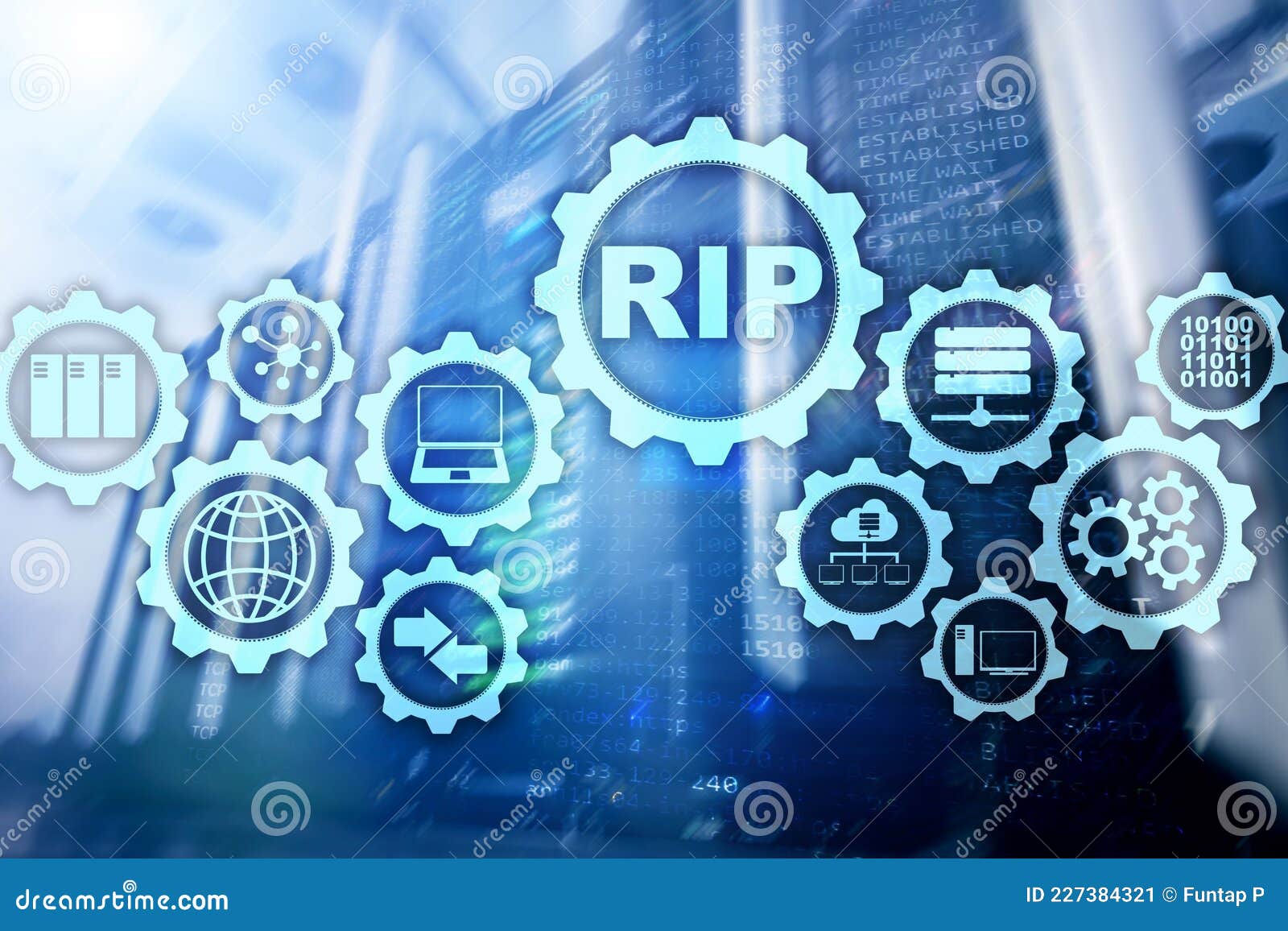 Protocolo Rip Routing Information. Conceito De Redes De Tecnologia ...