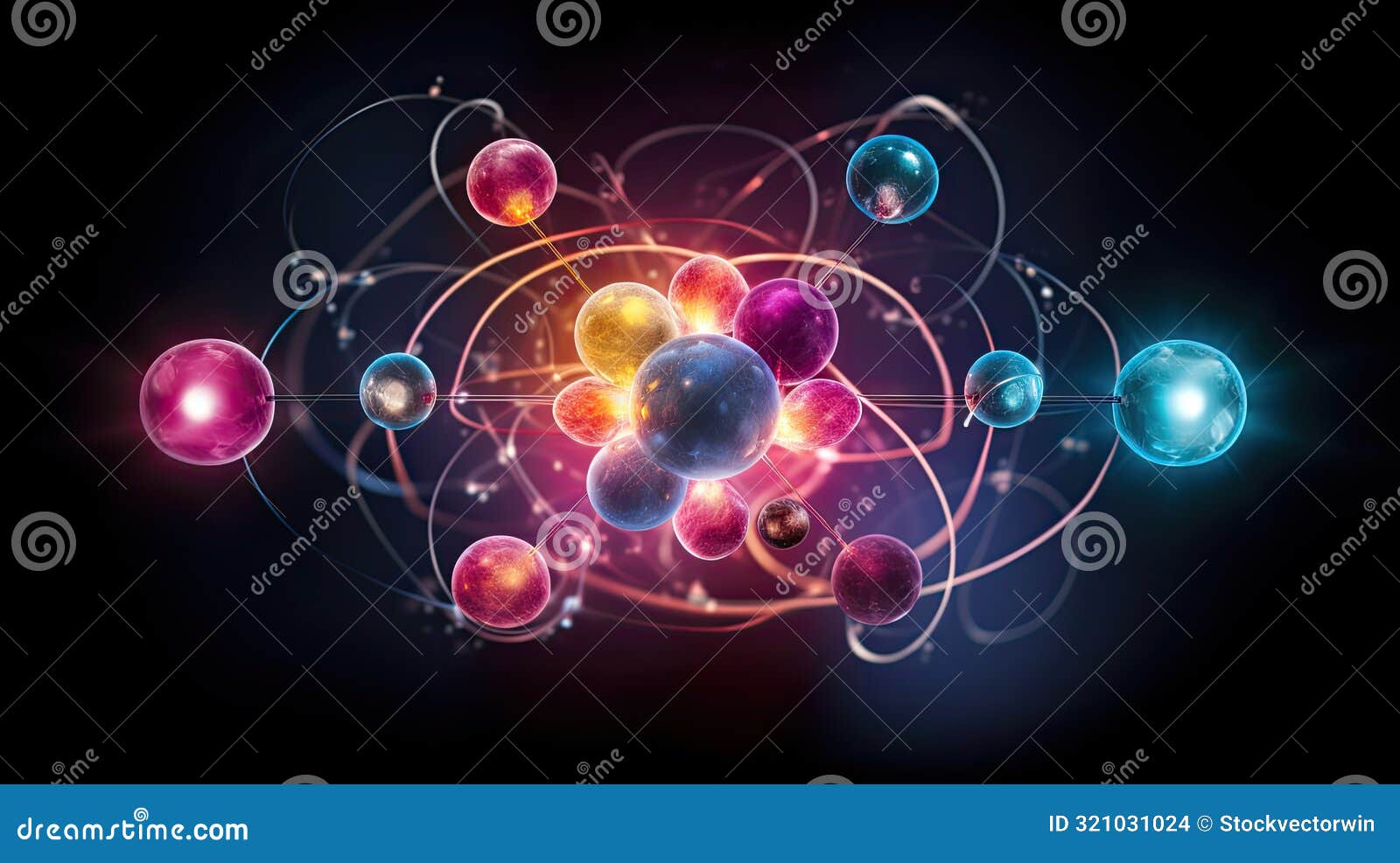 Proton atom types stock illustration. Illustration of chemistry - 321031024