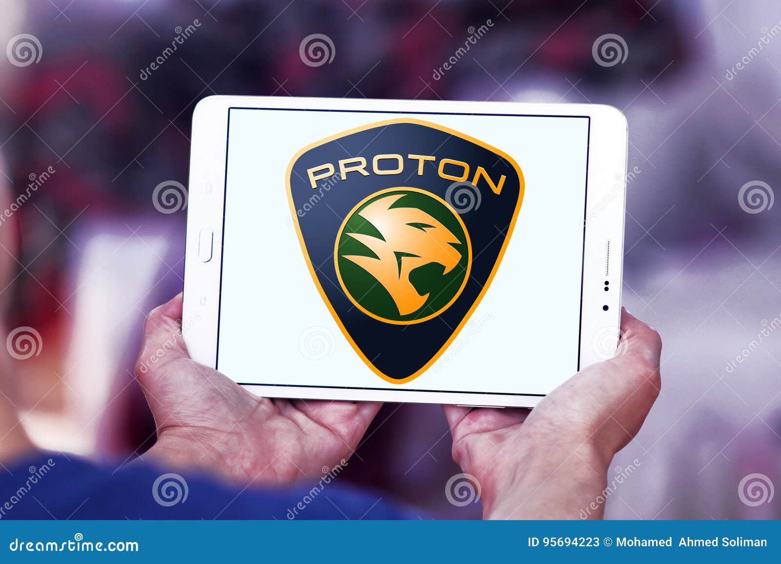 Proton car logo editorial stock photo. Image of motors - 95694223