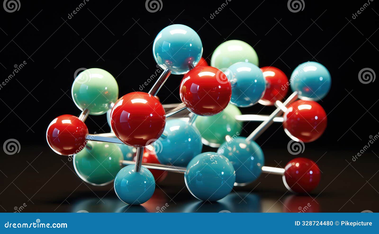 Protons atomic model stock illustration. Illustration of representation ...