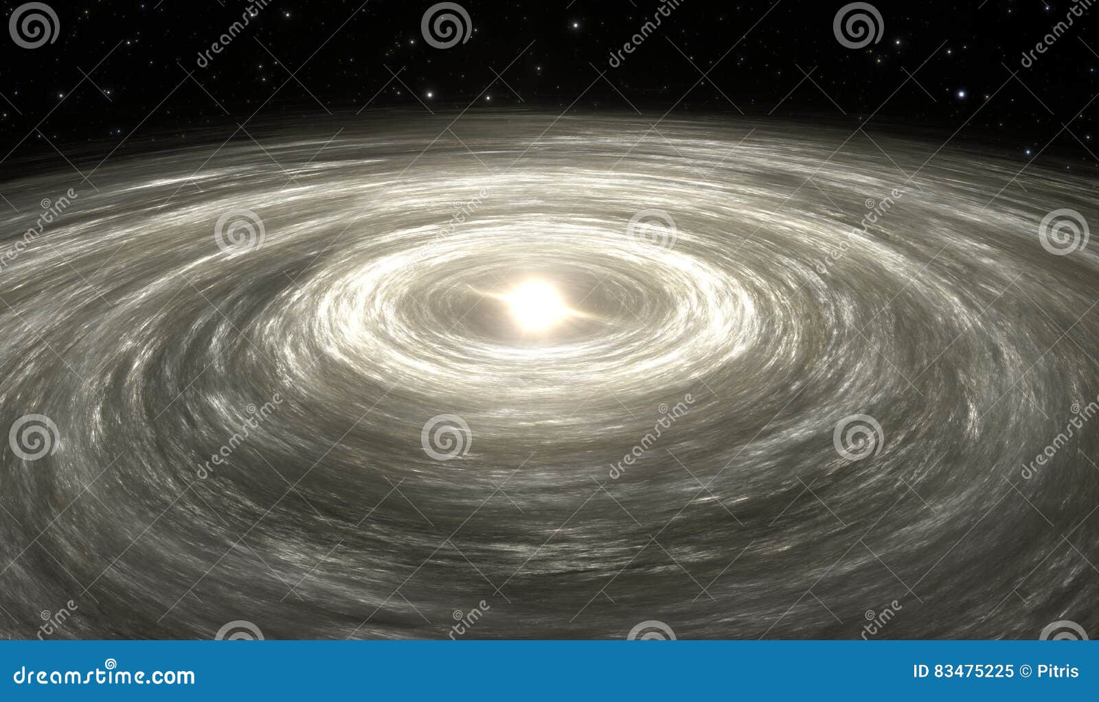 Protoplanetary Disk, Illustration Stock Illustration - Illustration of ...