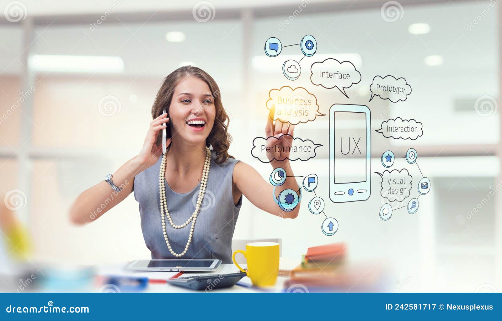 Prototype. Business Concept for Preliminary Project Design Stock Image ...