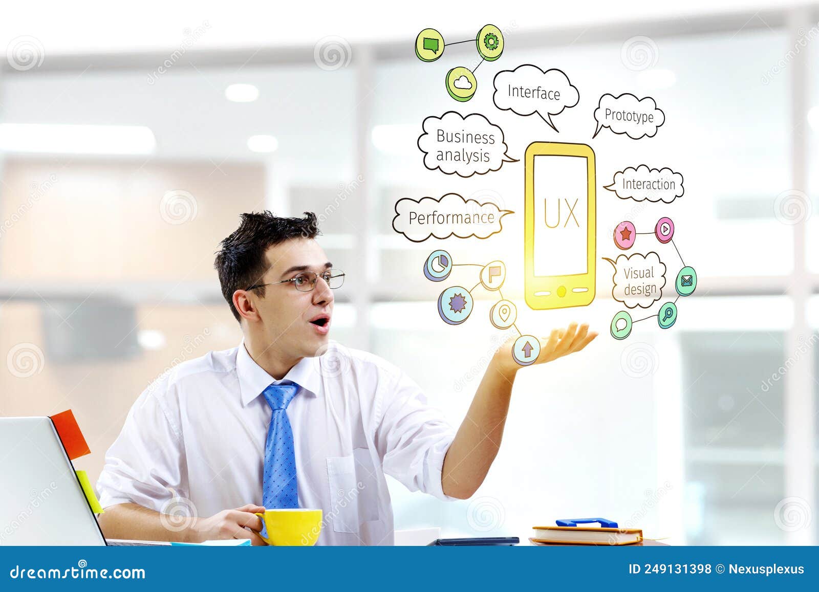 Prototype. Business Concept for Preliminary Project Design Stock Photo ...