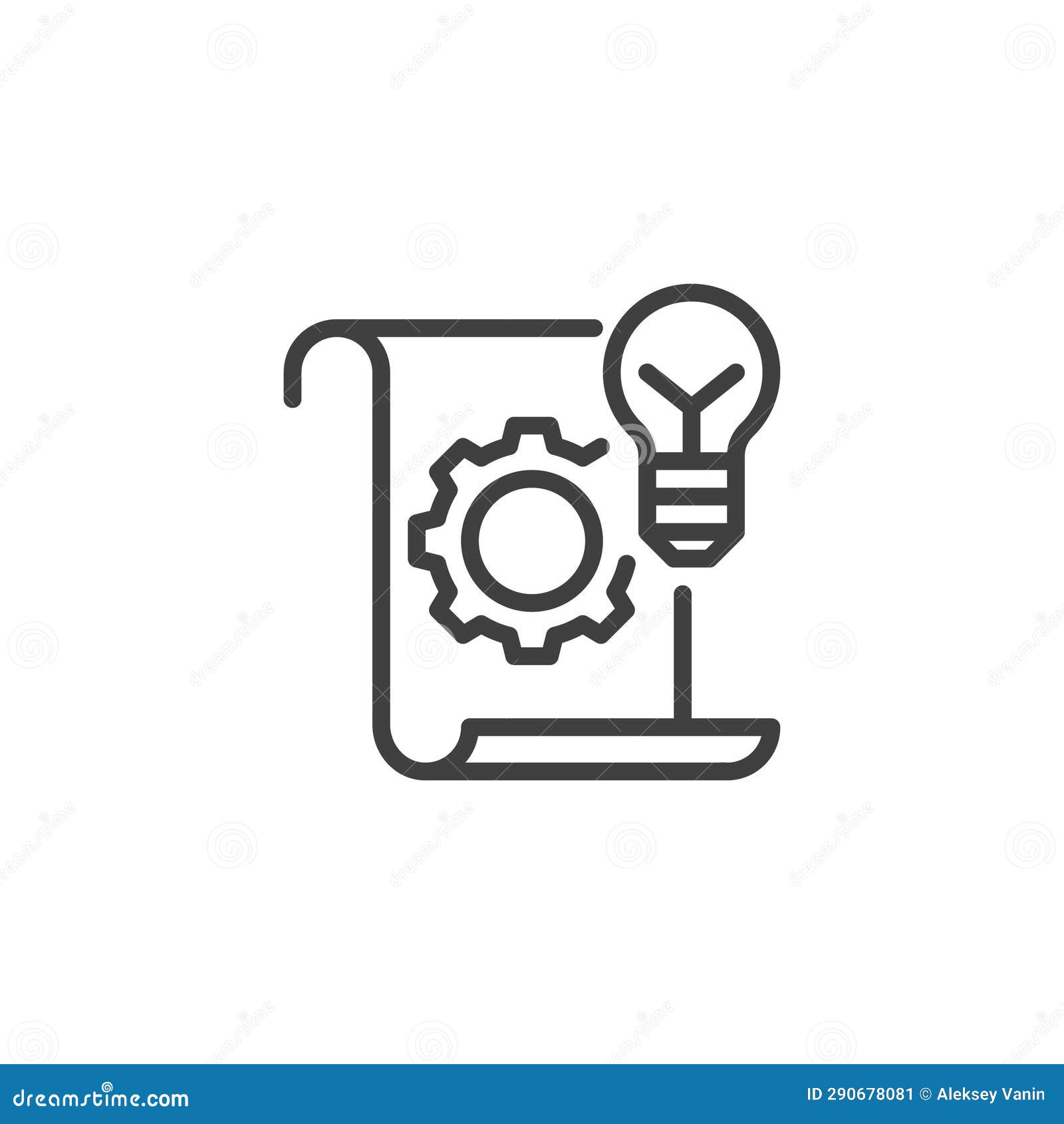 Prototype and Development Line Icon Stock Vector - Illustration of sign ...