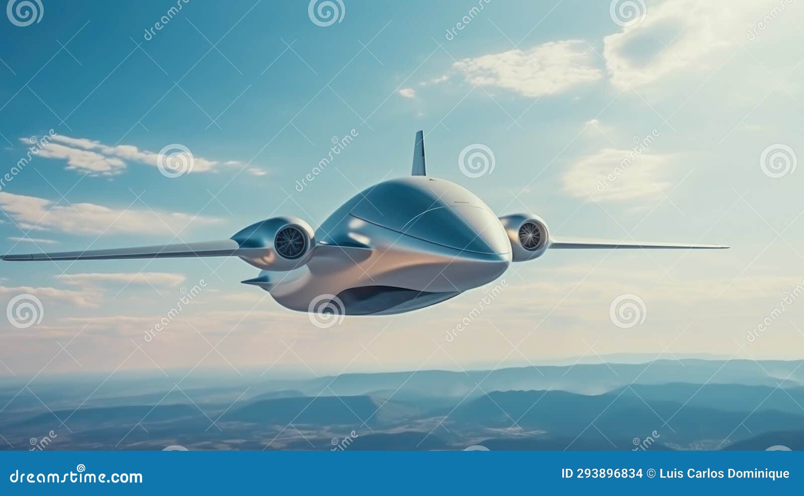 A Prototype Of A Hypersonic Drone In Flight, Testing At High Altitude ...