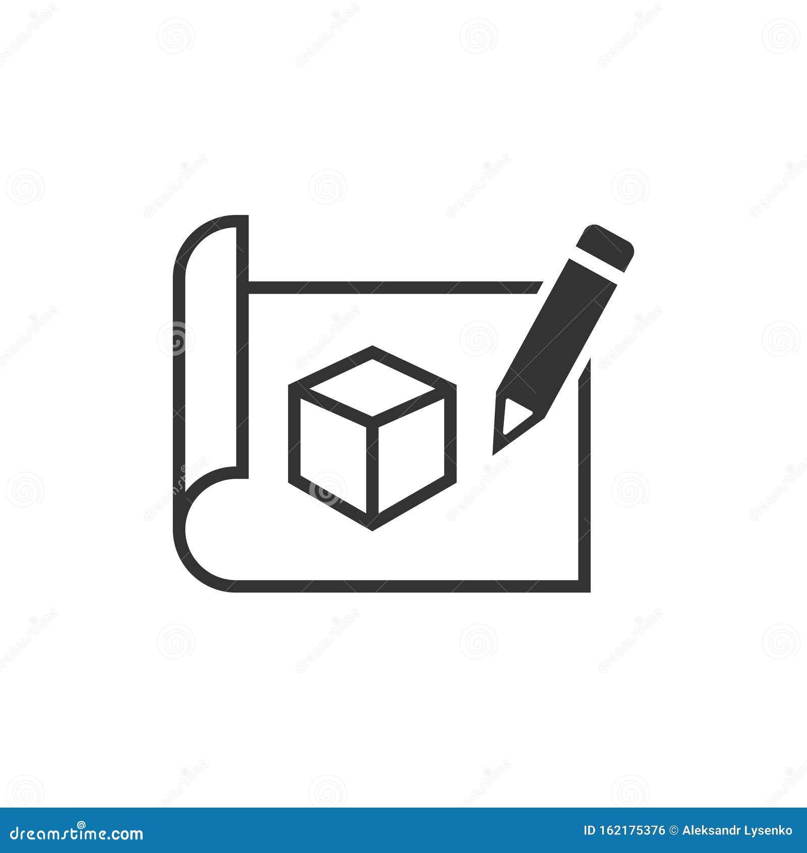 Prototype Icon On Abstract Background Vector Illustration ...