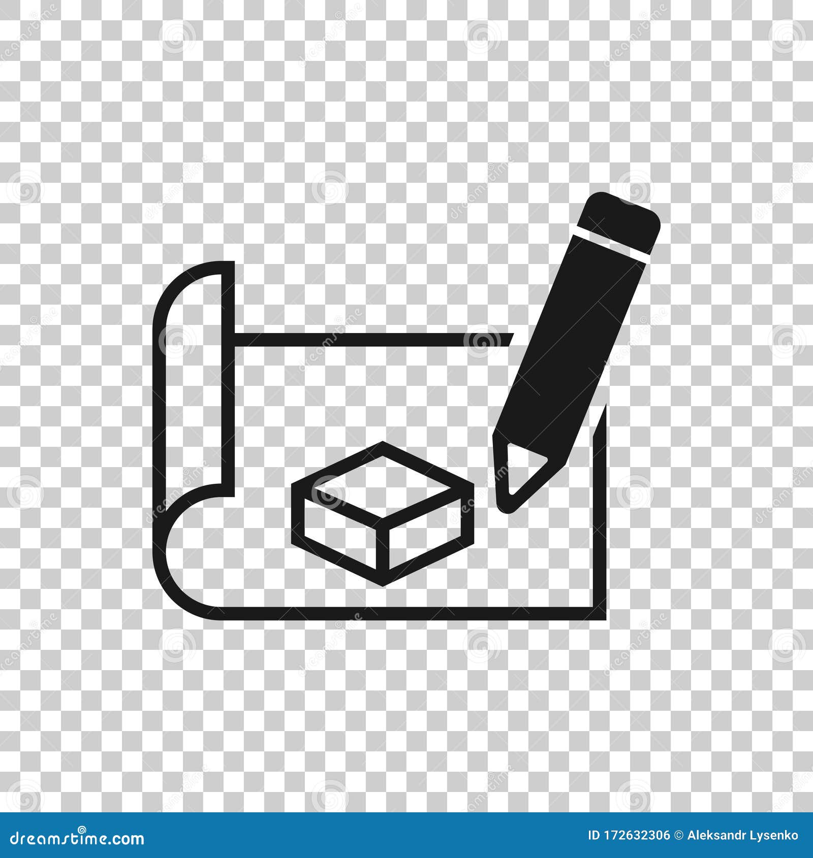 Prototype Icon in Flat Style. Startup Vector Illustration on White ...