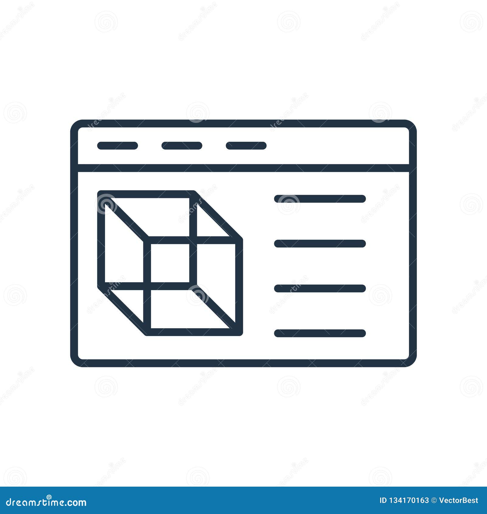 Prototype Icon Vector Isolated on White Background, Prototype Sign ...