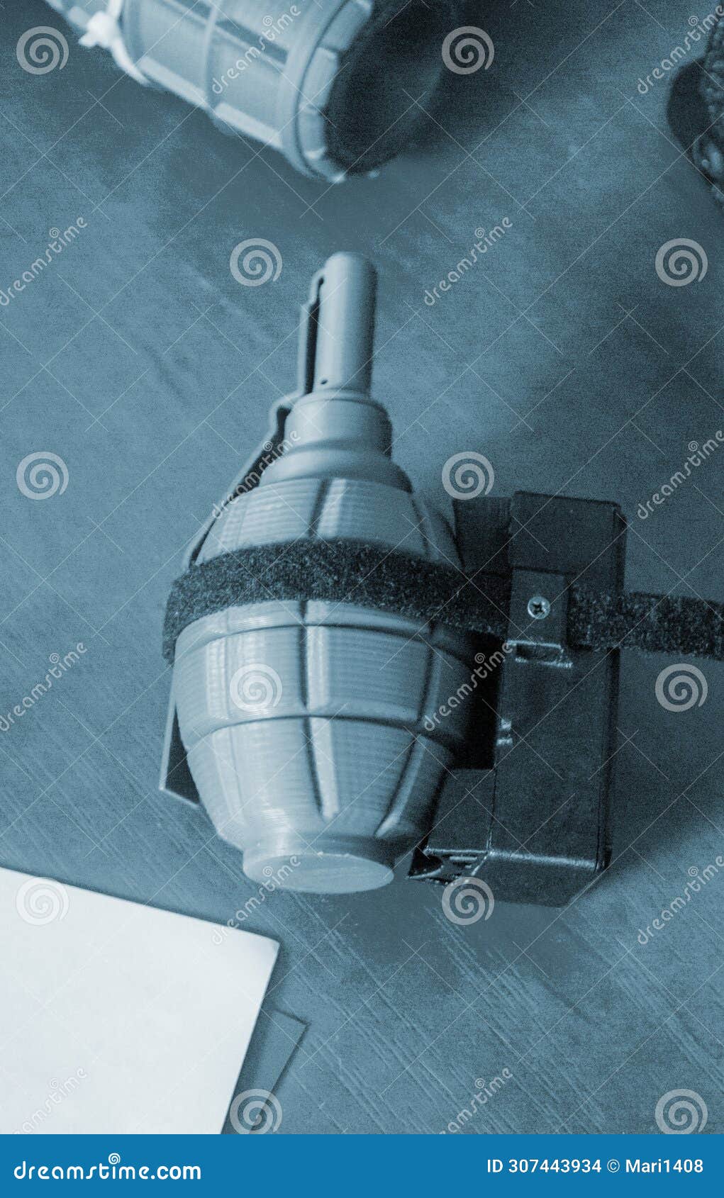 Prototype Model Grenade Ammunition Printed on 3D Printer. Small Models ...