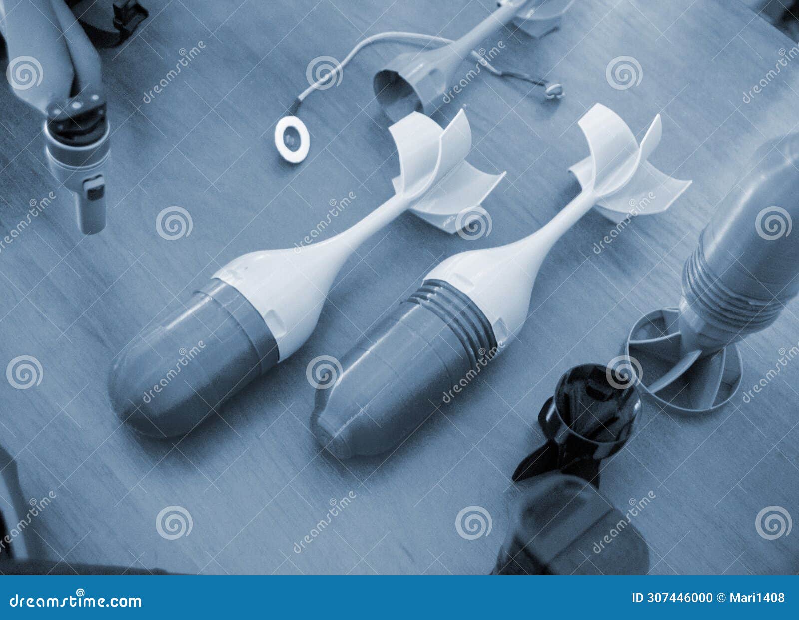 Prototype Model Tail Fins Rocket Bomb Tip Printed Small Tail Fins, Tail ...