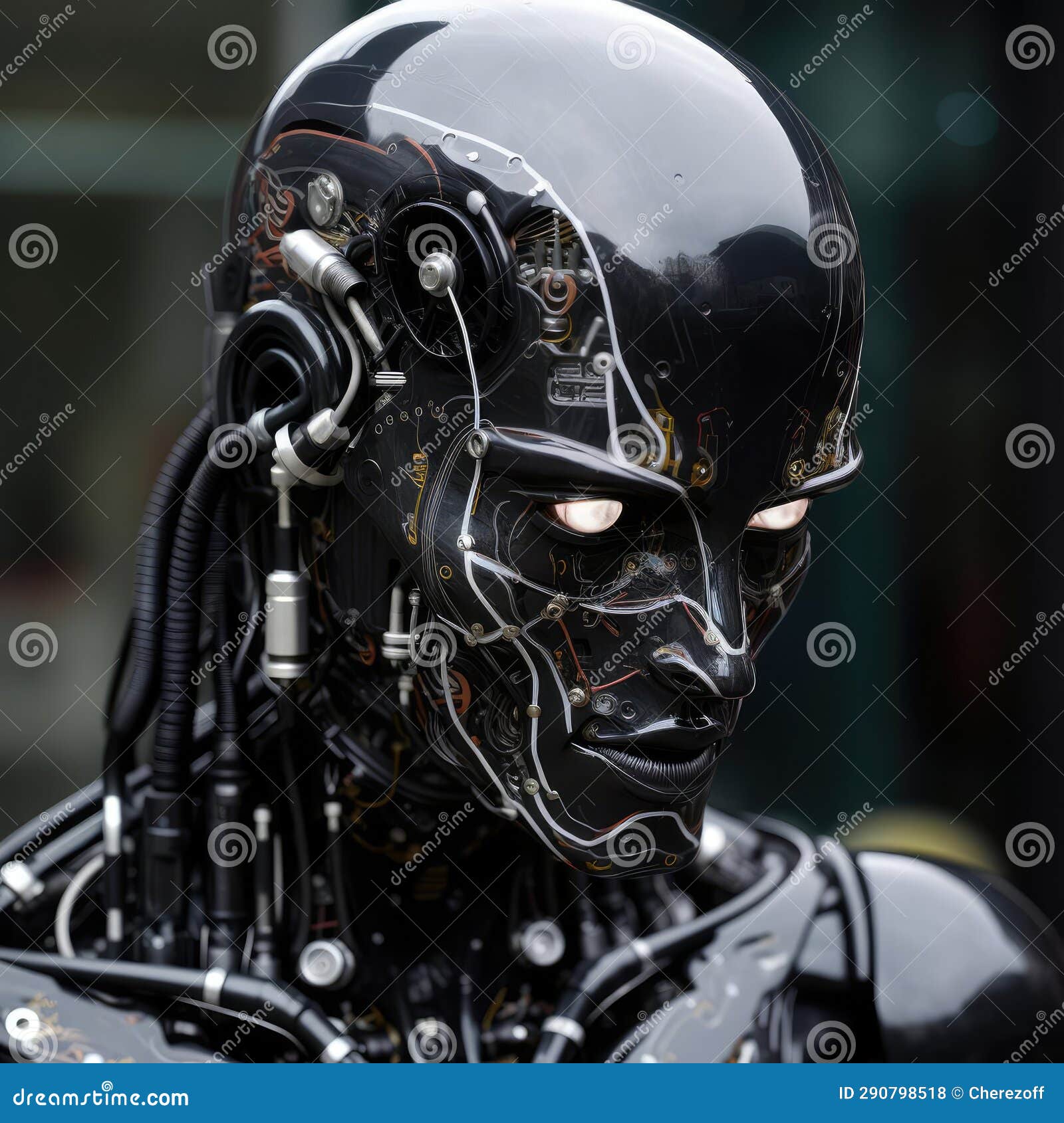 Prototype of the Robot of the Future Stock Photo - Image of innovation ...