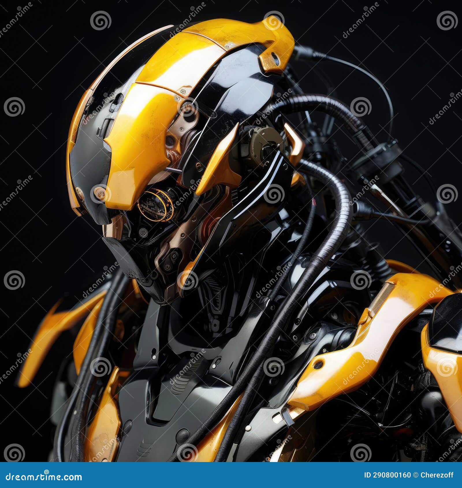 Prototype of the Robot of the Future Stock Photo - Image of futuristic ...