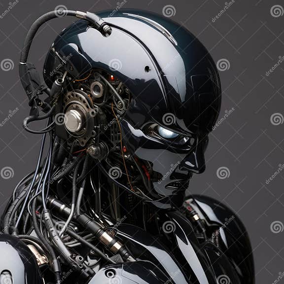 Prototype of the Robot of the Future Stock Photo - Image of factory ...