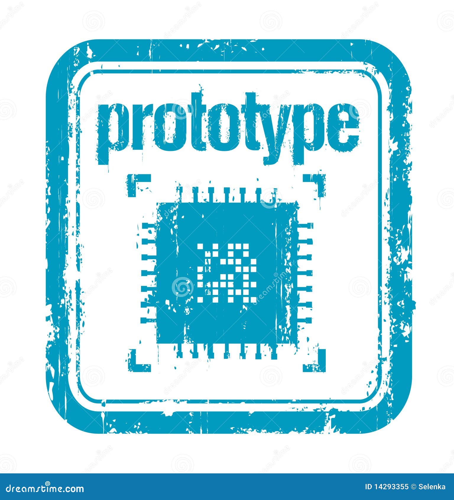 Prototype rubber stamp stock illustration. Illustration of machines ...
