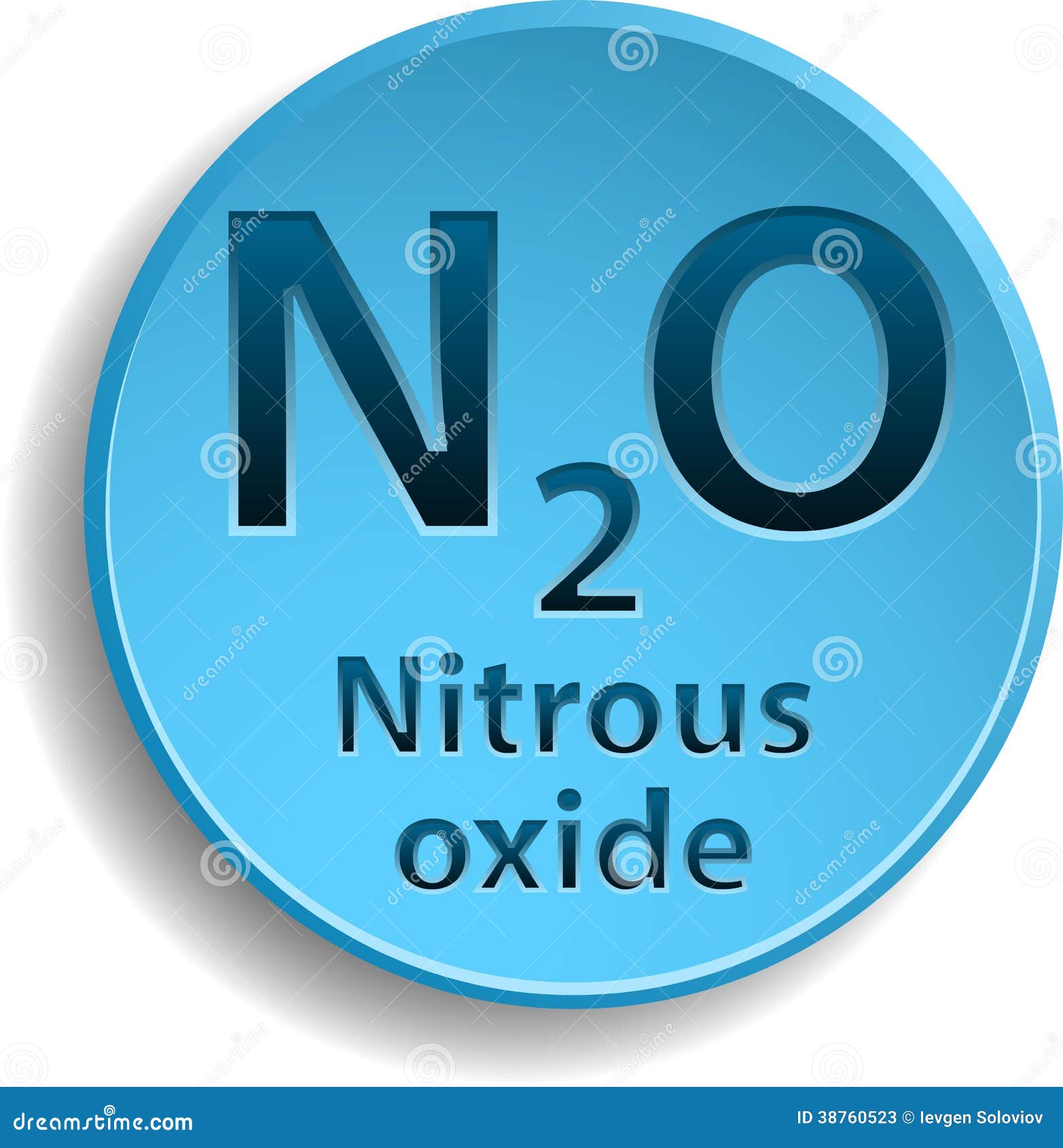 Protoxyde d'azote illustration de vecteur. Illustration du ...