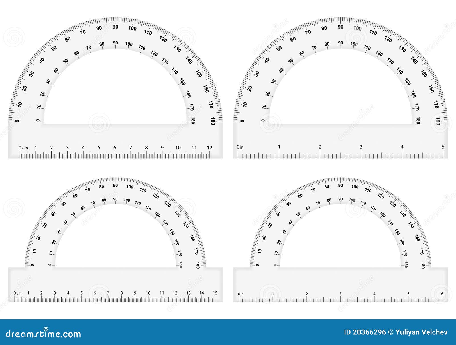 Protractor stock vector. Illustration of transparent - 20366296