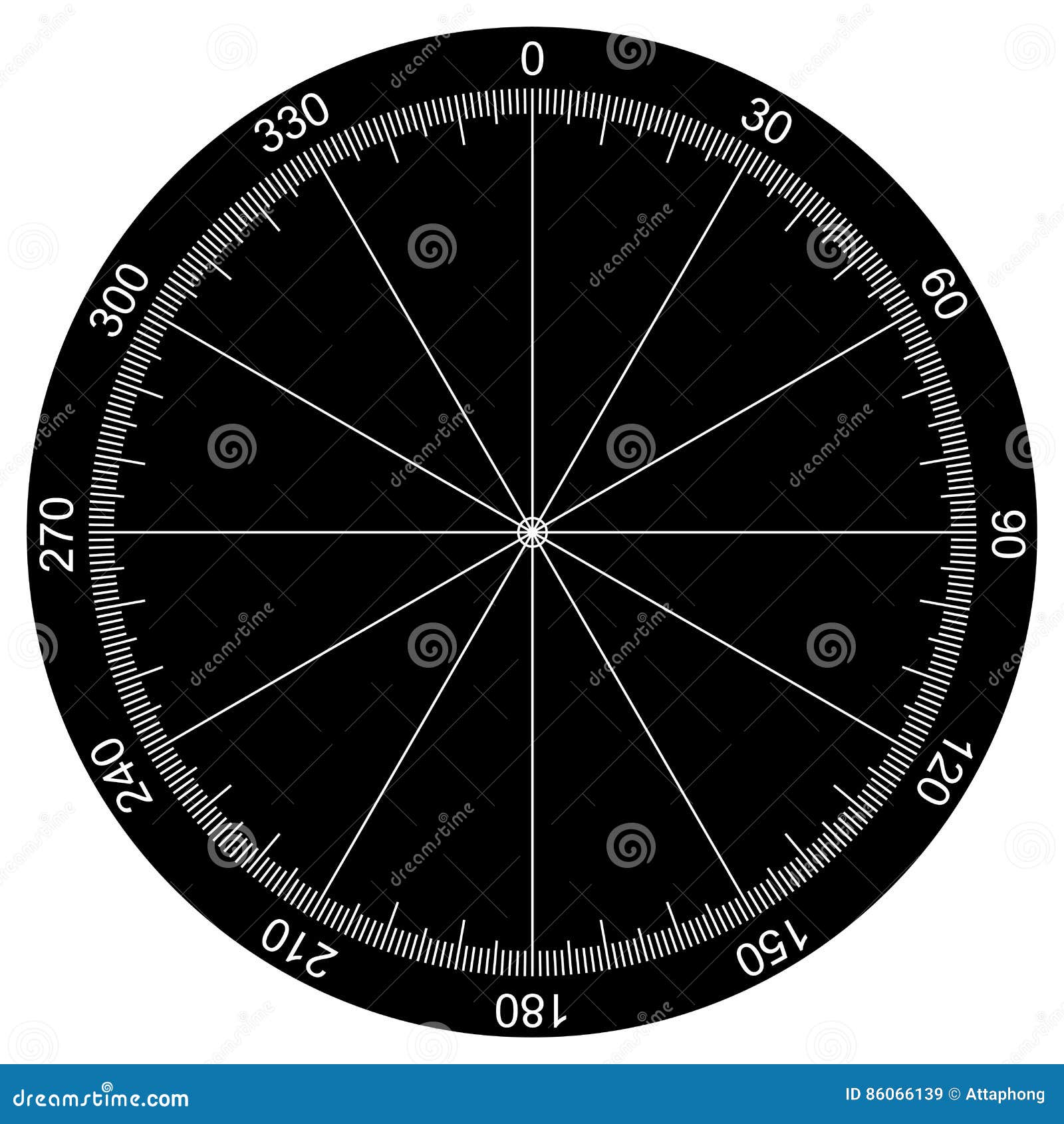 Protractor Actual Size