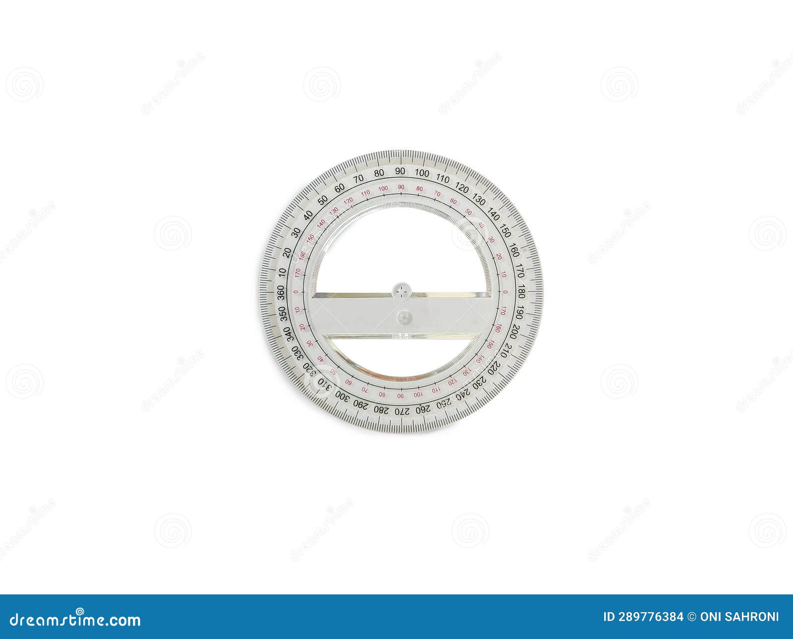 Protractor 360 Degree Arcs with White Background Stock Photo - Image of ...