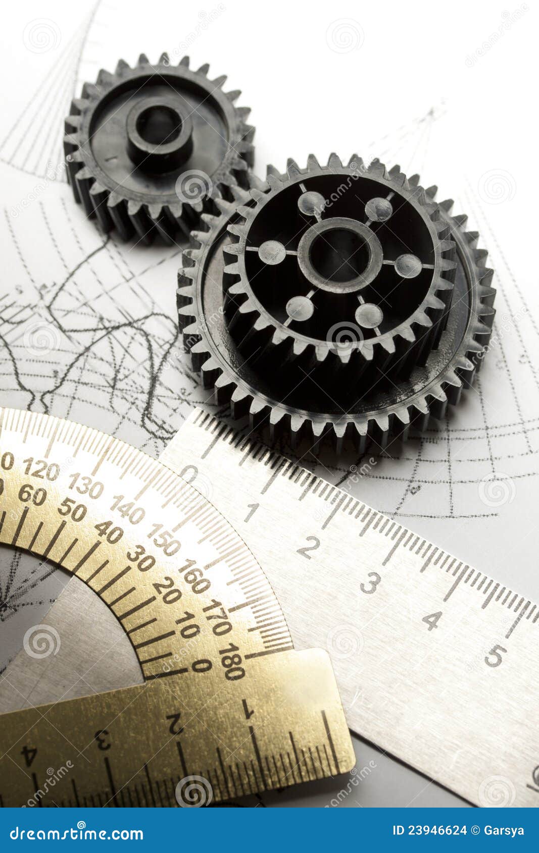Protractor and drafting stock photo. Image of machinery - 23946624
