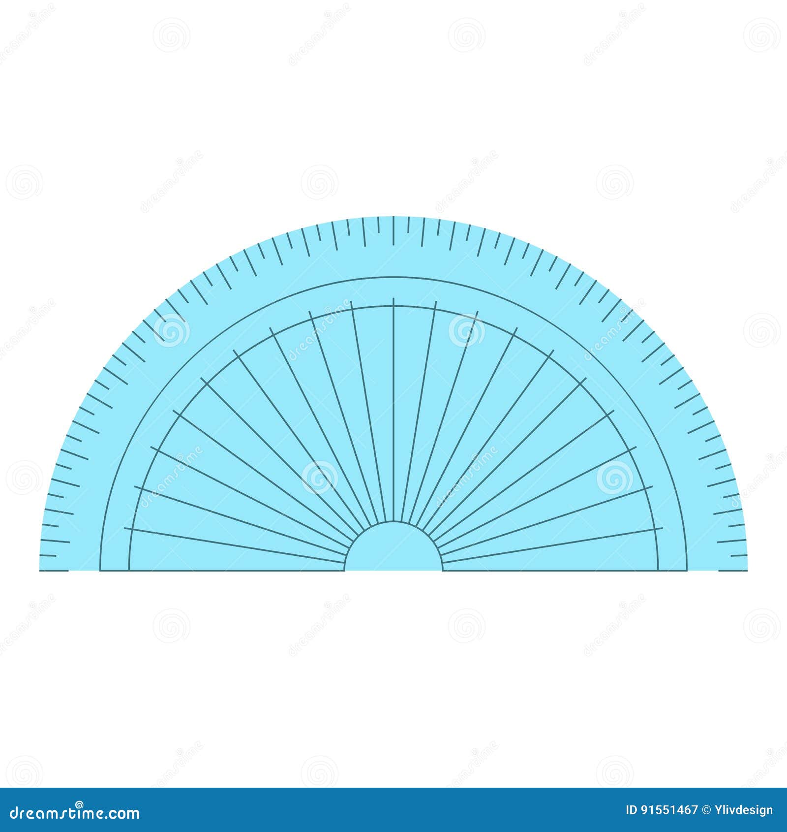 Protractor Icon, Cartoon Style Stock Vector - Illustration of ...