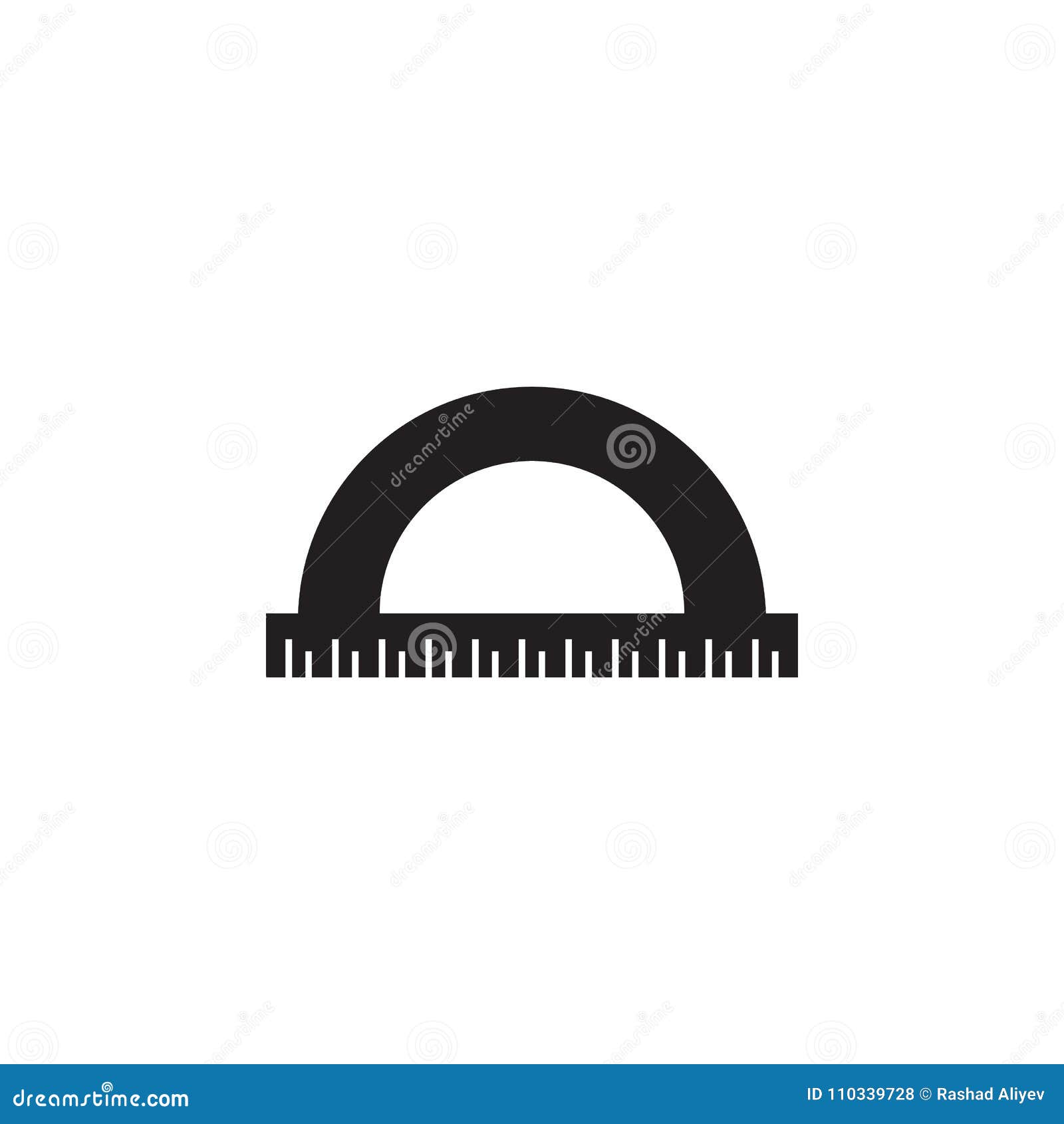 Protractor Icon. Element of Measuring Items for Mobile Concept and Web ...