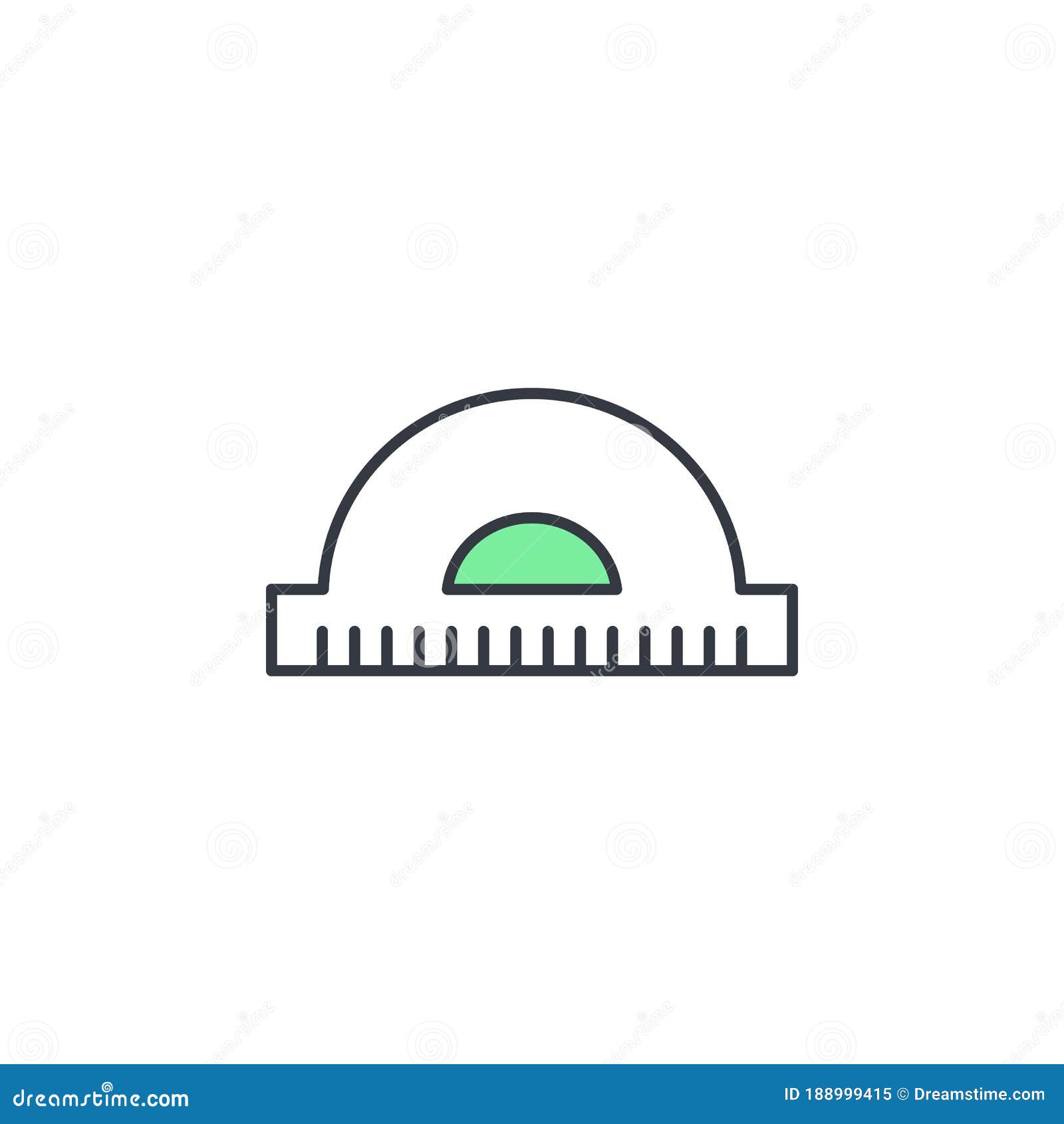 Protractor Icon. Element of Web Icon with One Color for Mobile Concept ...