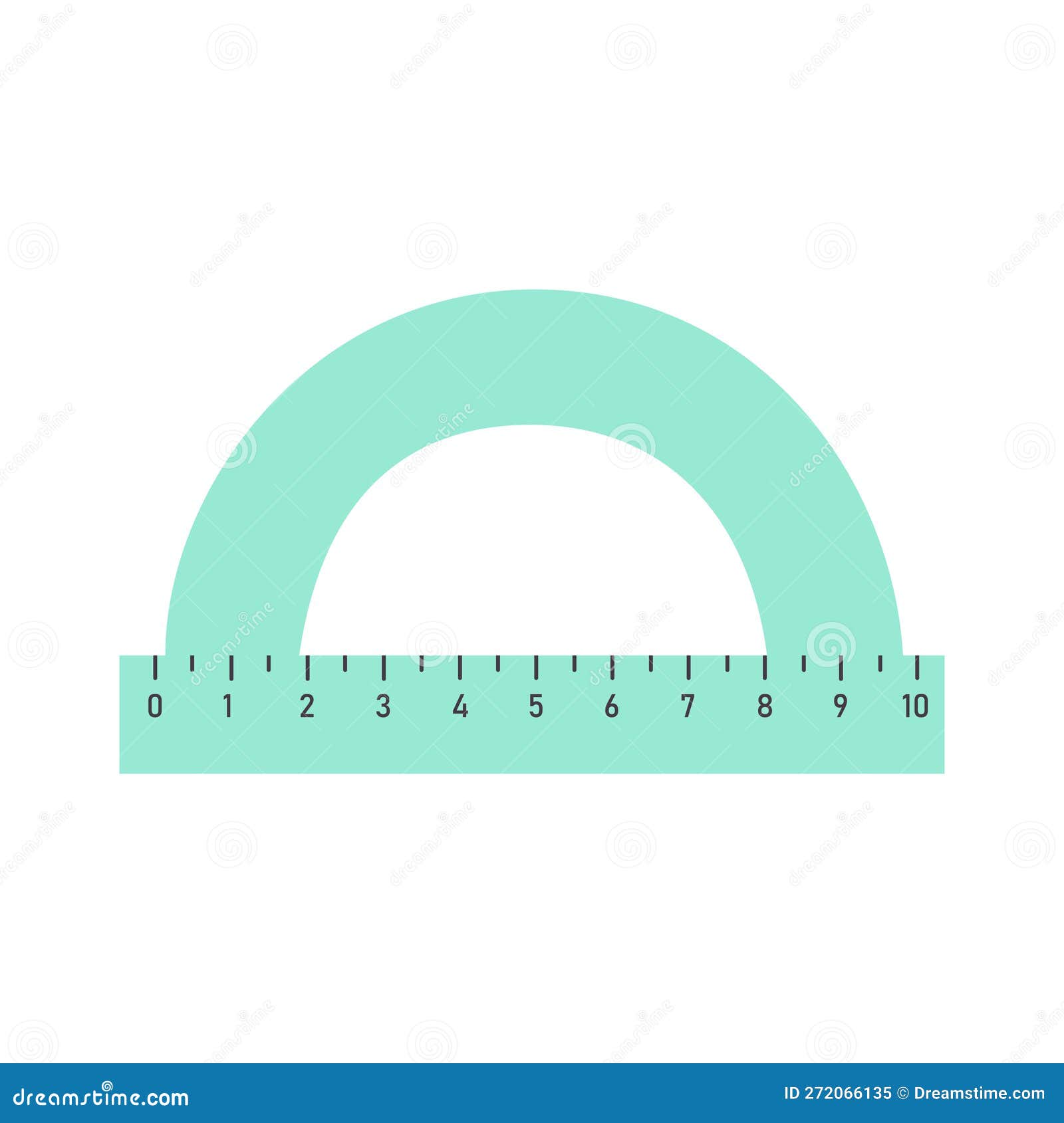 Protractor Ruler Icon, School Illustration - Education Icon ...
