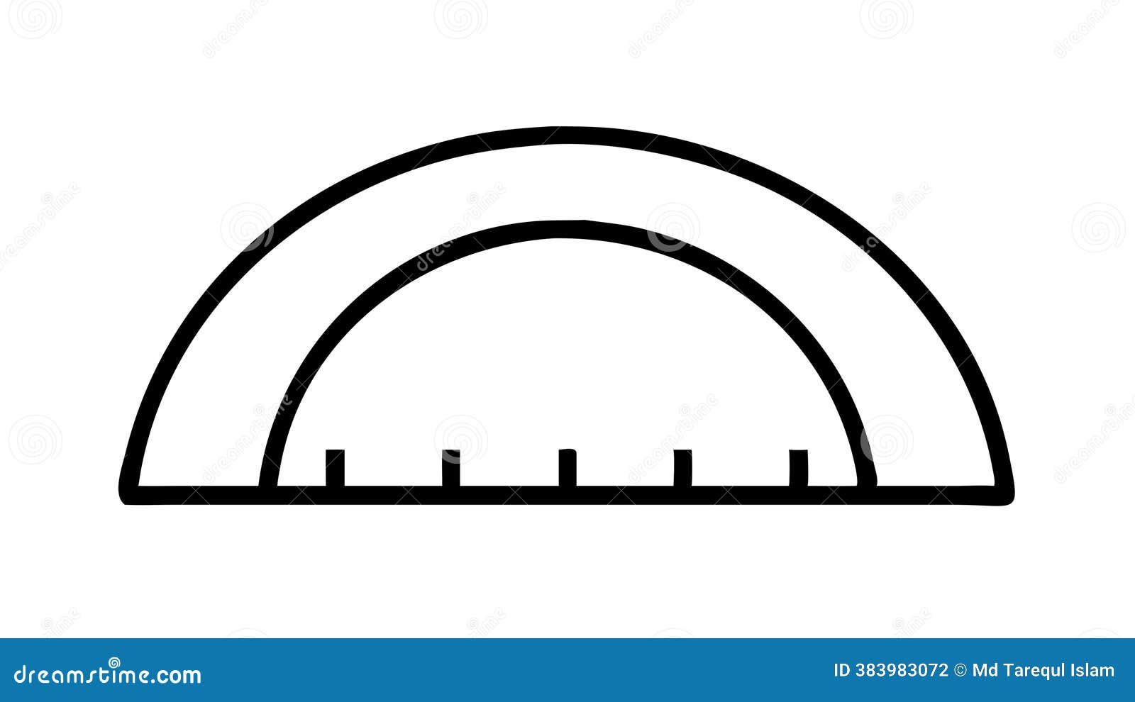 Geometry Education Concept Vector Linear Vertical Blue Banner ...