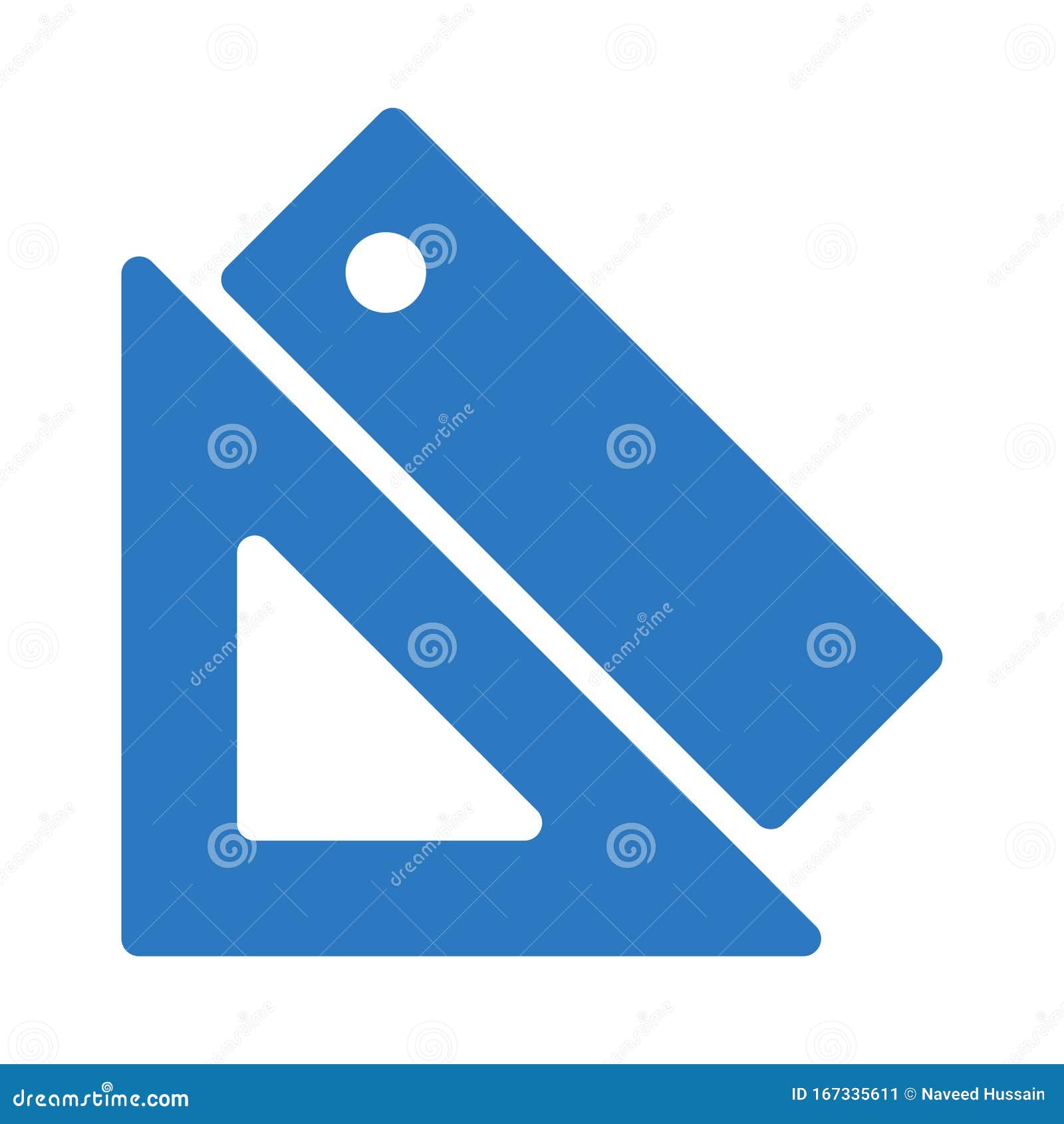 Protractor Vector Glyph Color Icon Stock Illustration - Illustration of ...