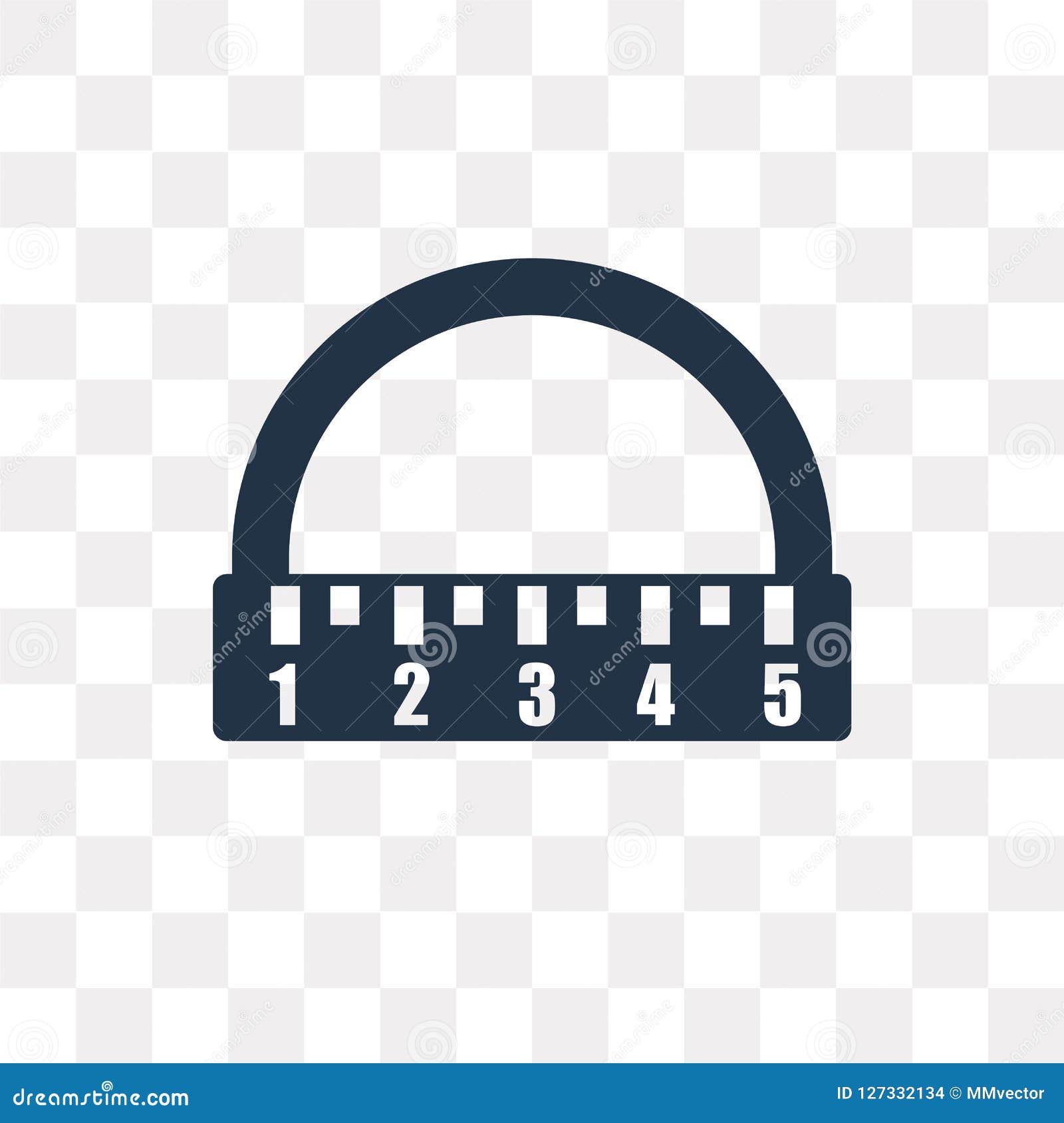 Protractor Vector Icon Isolated on Transparent Background, Protractor ...