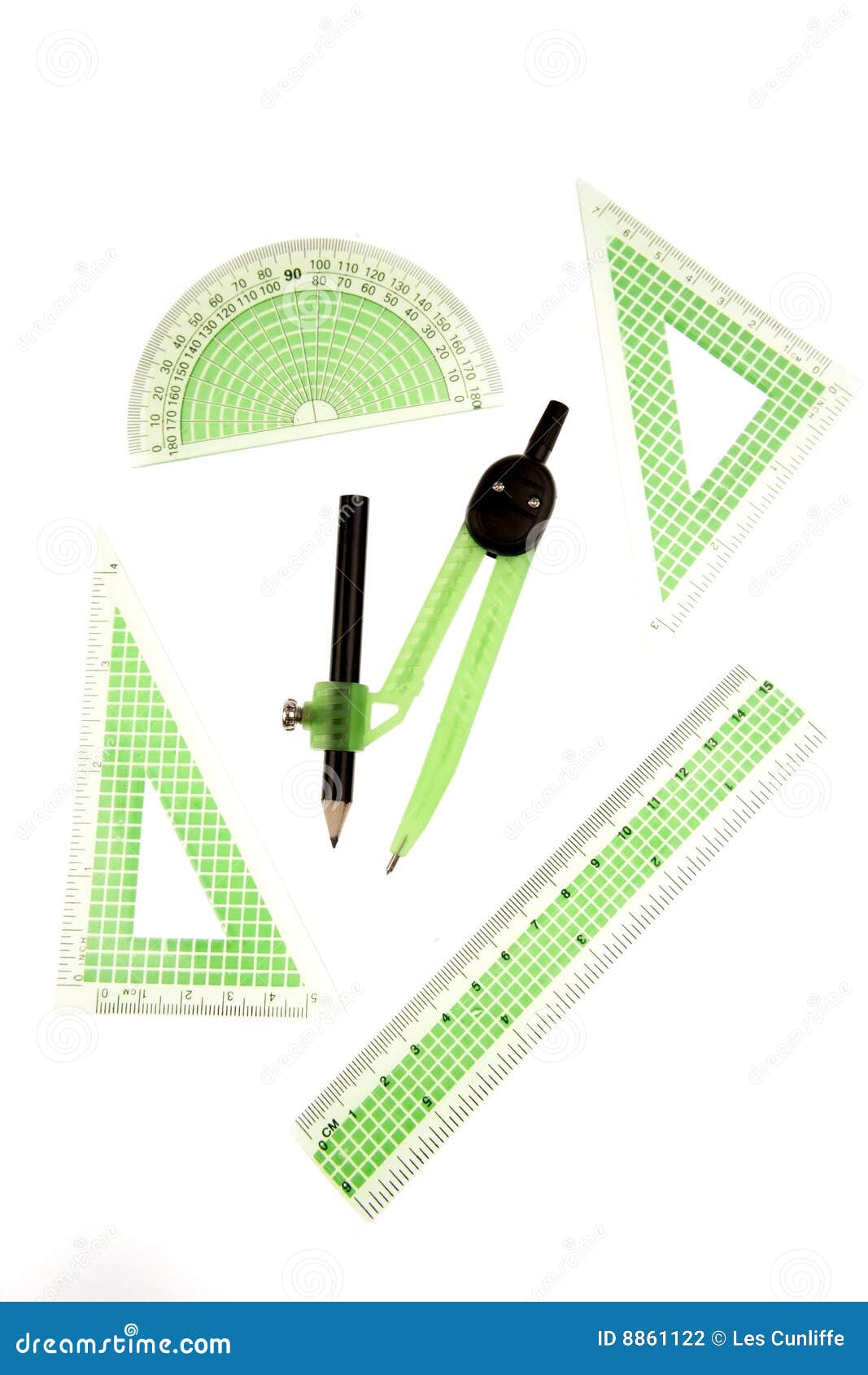 Protractors And Compass Royalty-Free Stock Image | CartoonDealer.com ...
