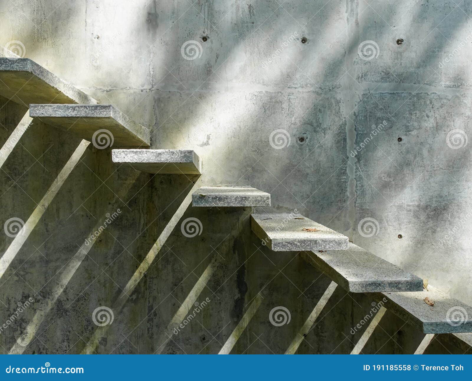 A Protruding Concrete Staircase Stock Photo - Image of step, urban ...