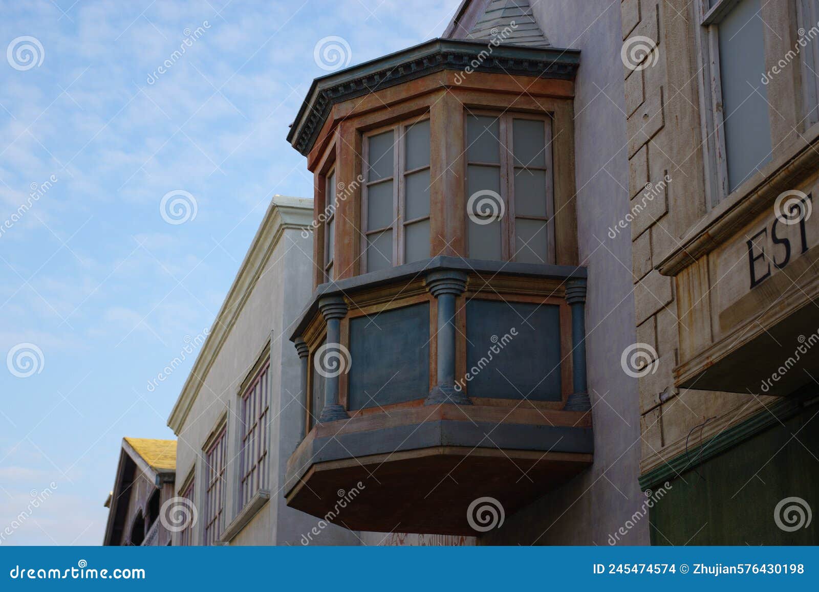 Protruding windows stock photo. Image of window, bulging - 245474574