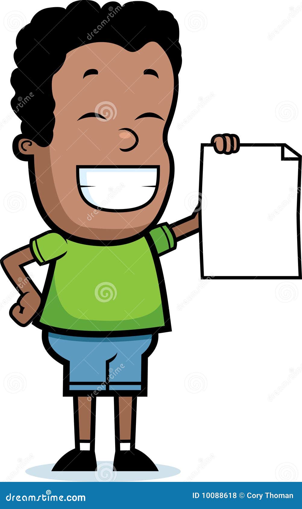 Proud Boy stock vector. Illustration of paper, child - 10088618