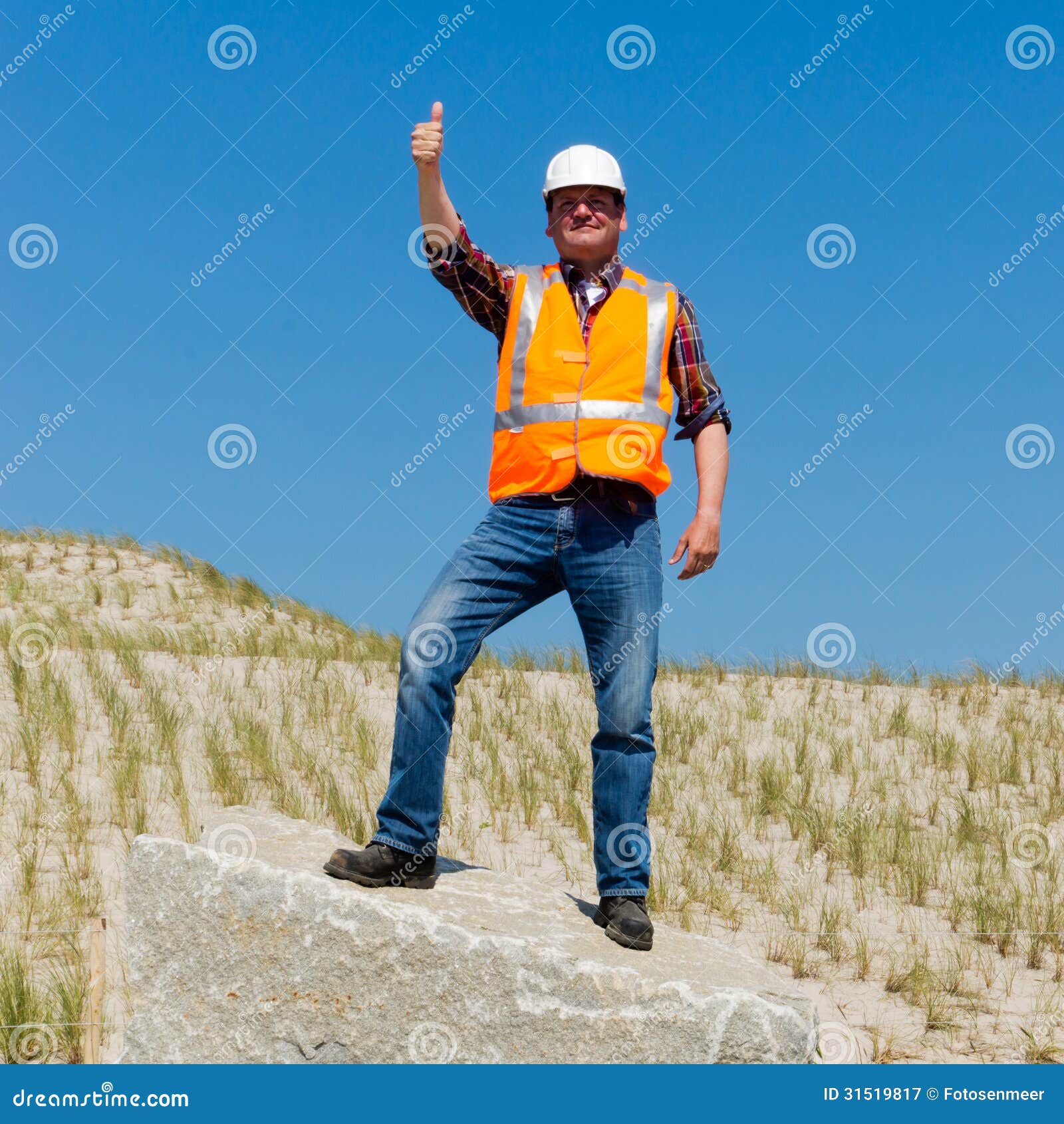 Proud Contractor stock image. Image of construction, occupation - 31519817